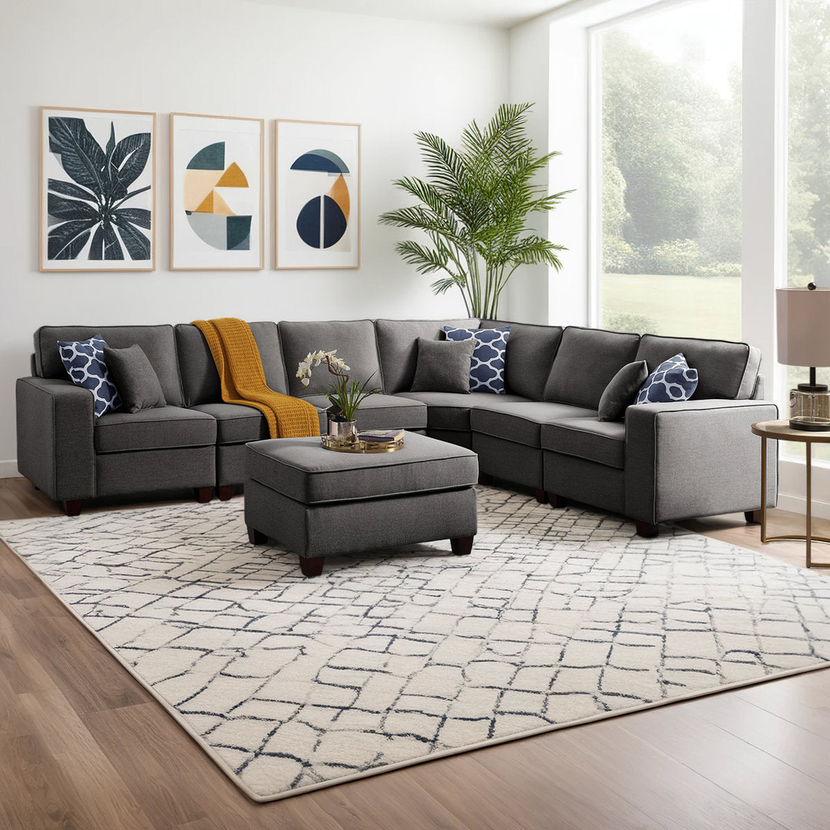 Forbestown 7 - Piece Upholstered Sectional – Westido - Stylish ...